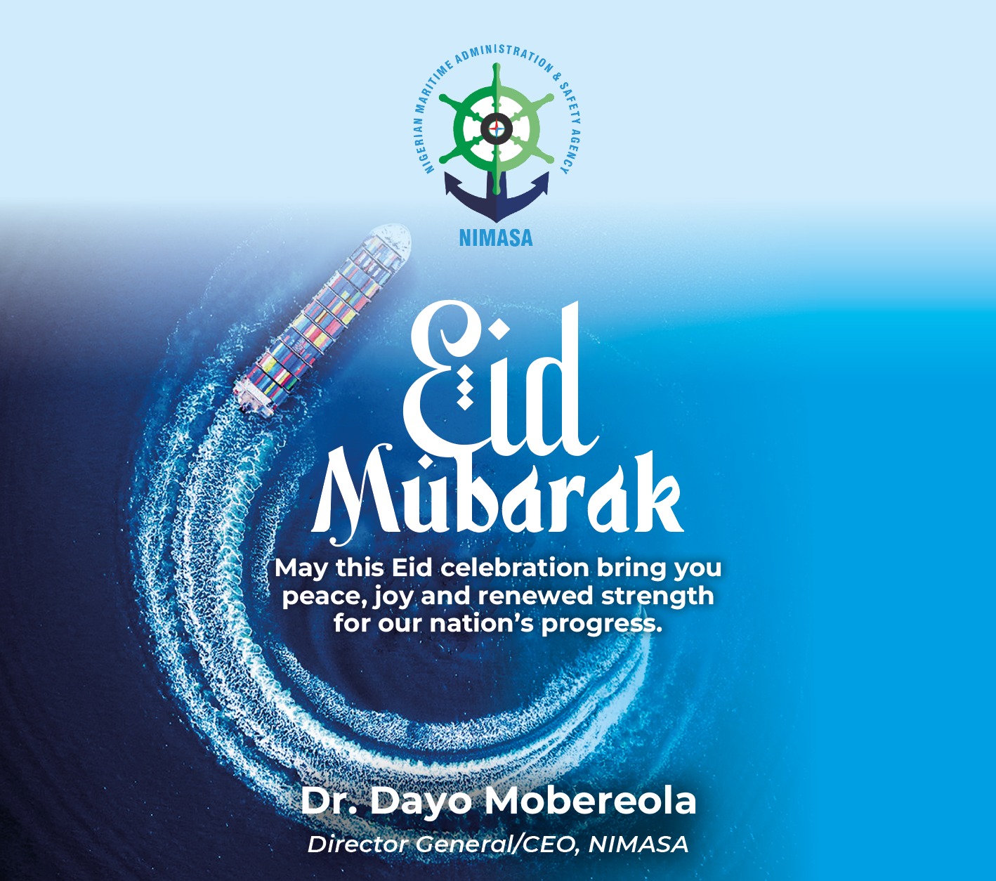 EID el-FITR : NIMASA DG CONGRATULATES MUSLIM FAITHFUL – Daily News